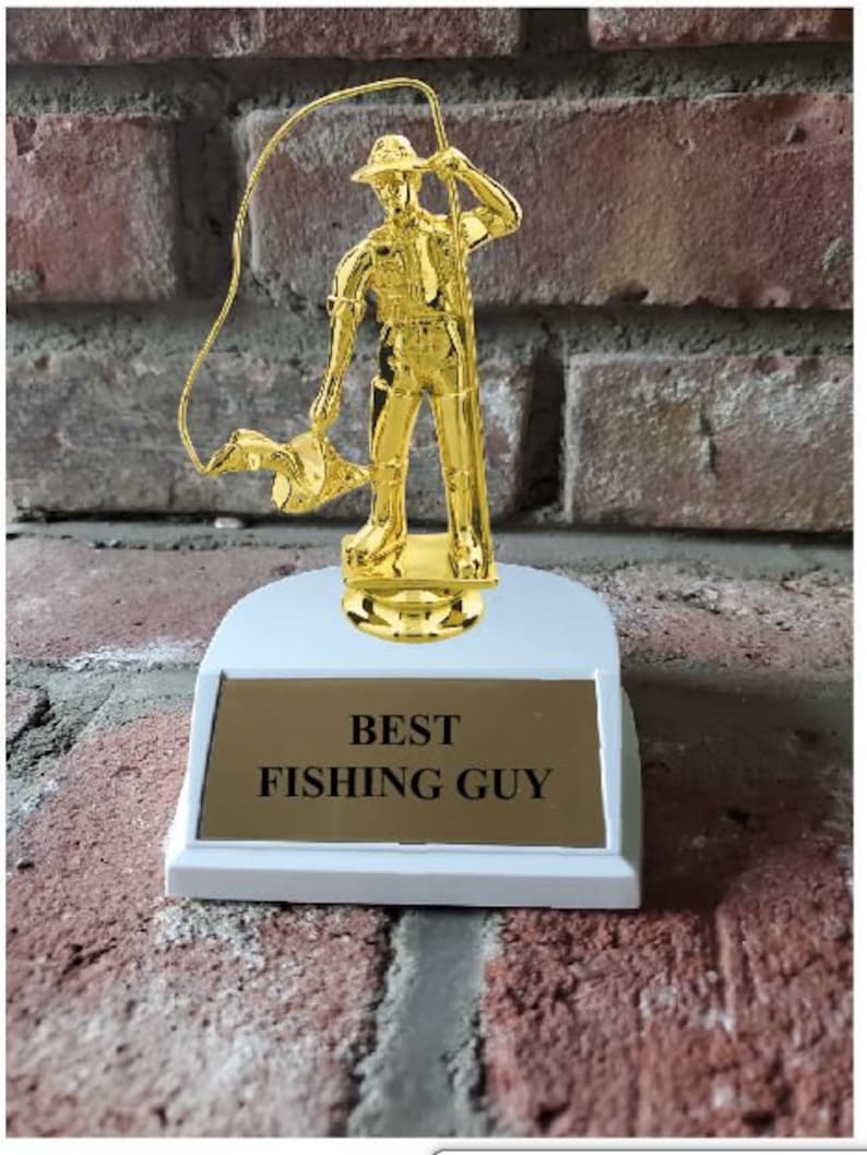 Fisherman Trophy, Best Fish Catcher Award, One and Only Guy Award - Etsy