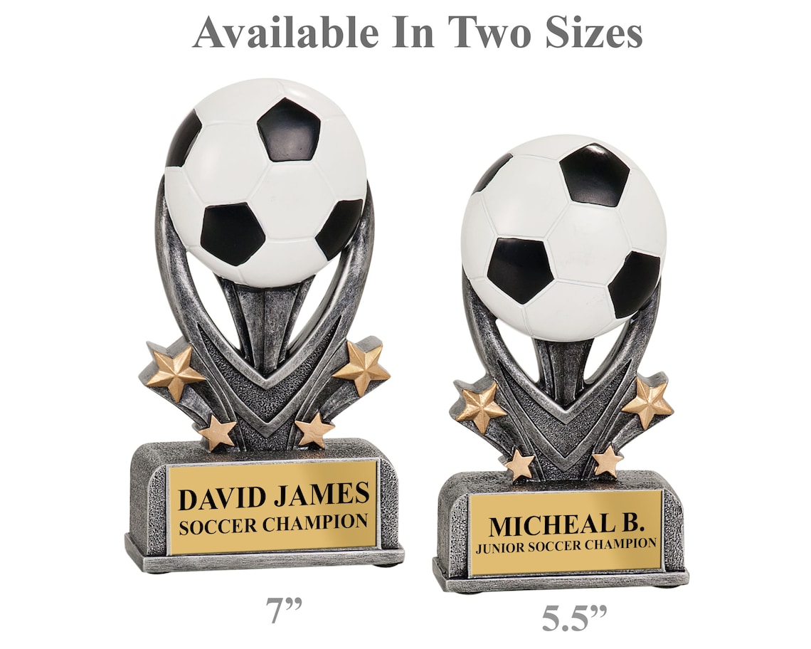 Soccer Resin Award Soccer Trophy Resin Customized Sports Award ...
