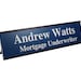 Desk Name Plate Manager Name Plate Personalized Aluminum - Etsy