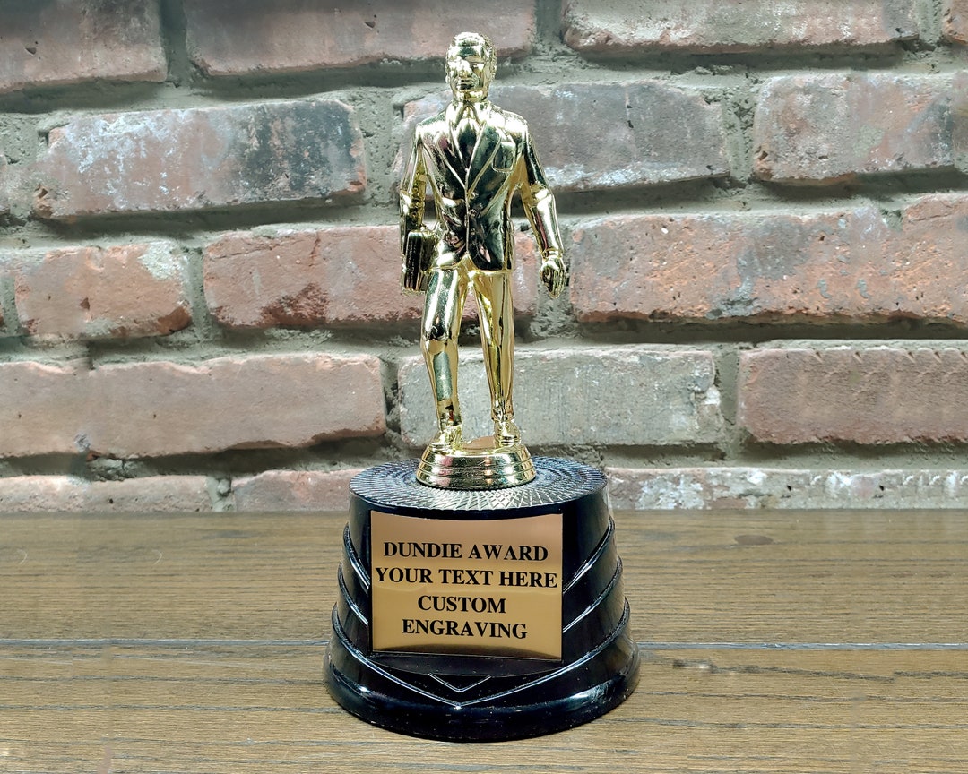 Dundie Award Trophy the Office TV Show Trophy Customized Large Base - Etsy