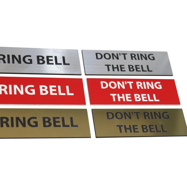 Dont Ring Bell - Etsy