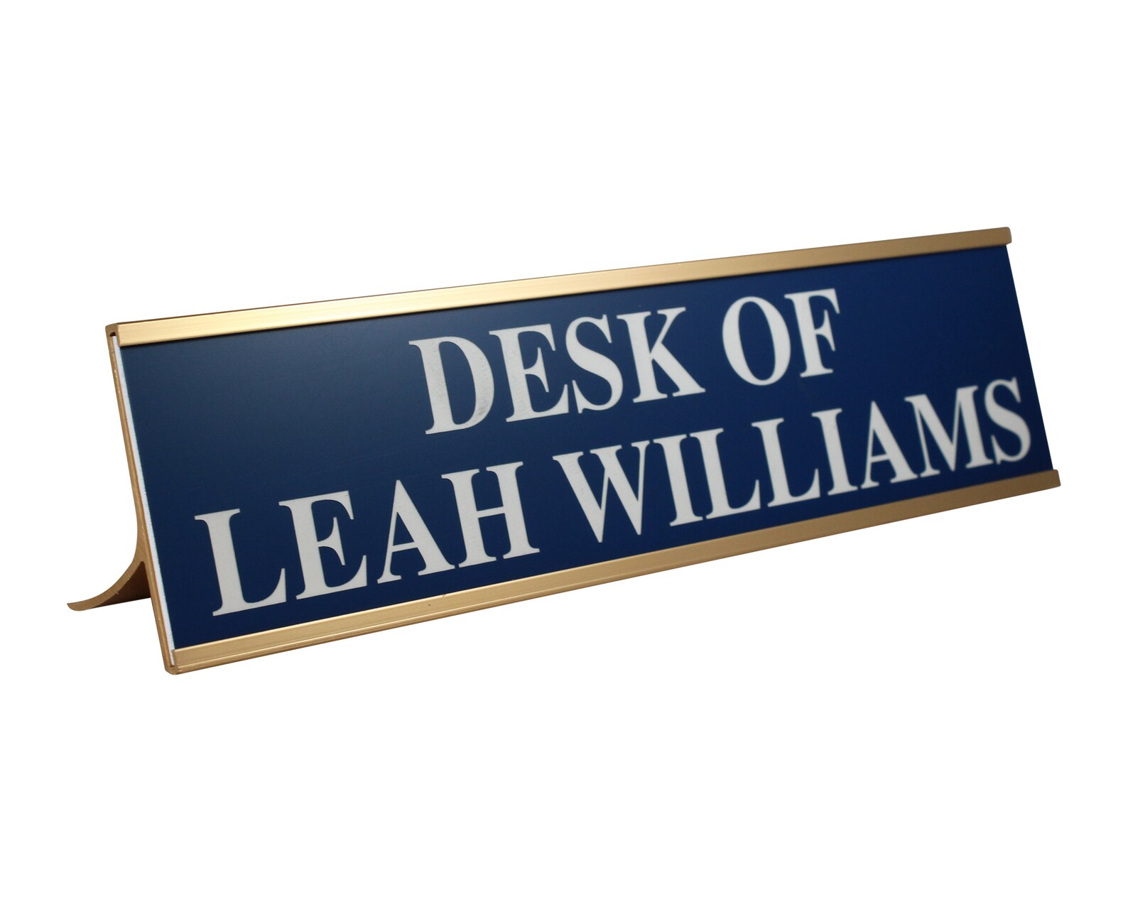 Desk Name Plate, Manager Name Plate, Personalized Aluminum Name Plate ...