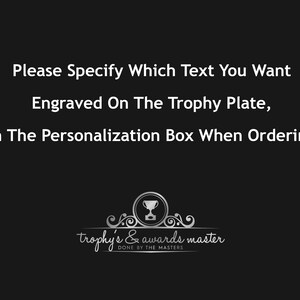 Music Note Trophy With Custom Text | Engraving Music Trophy | Elegant ...