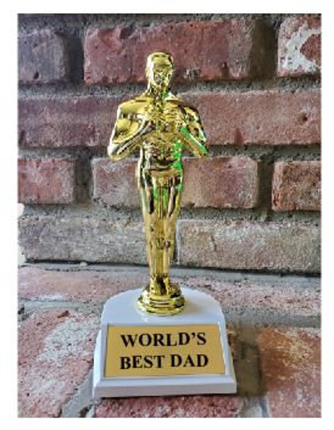 Best Dad Award, Custom Best Dad Trophy, Personalized Trophy Best Dad - Etsy