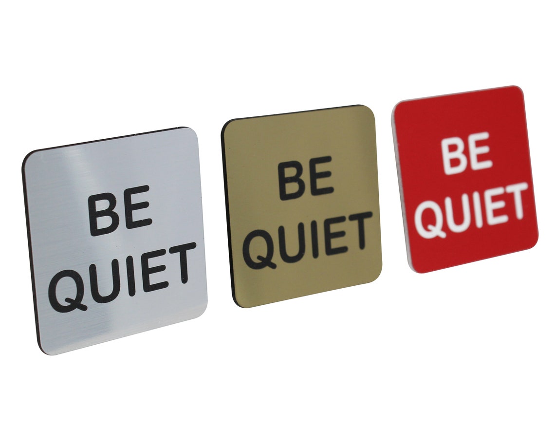 Be Quite Signs | Be Quite Door Sign | Door Sign | Plastic Door Signs ...