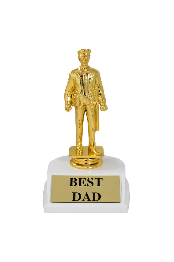 Soldier Trophy Best Dad Trophy Soldier Trophy Award Father - Etsy