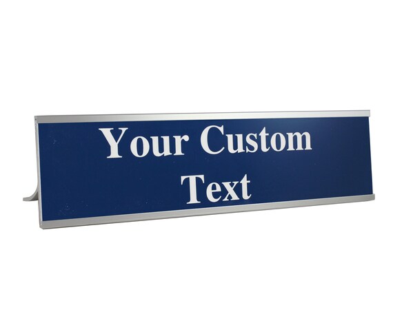 Custom Text Plate Custom Text Plaque Custom Aluminum Text - Etsy