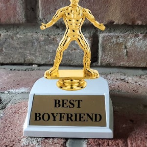 Best Boyfriend Wrestling Trophy, Best Dad Trophy, Best Friend Trophy - Etsy