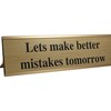 Be Right Back Sign, Custom Engraved Desk Name Plate, Desk Sign, Desk ...