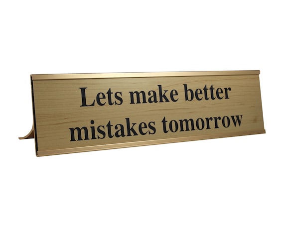 Funny Desk Plaque Funny Desk Plate Funny Office Sign | Etsy