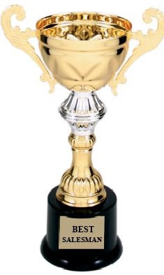 Personalized Trophy Award, Best Salesman Award, Best Saleswoman Award ...