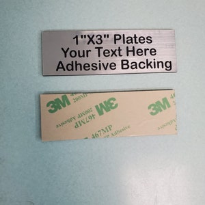 Engraved Sign 1x3, Custom Engraved Sign, Adhesive Backing, Office Sign ...