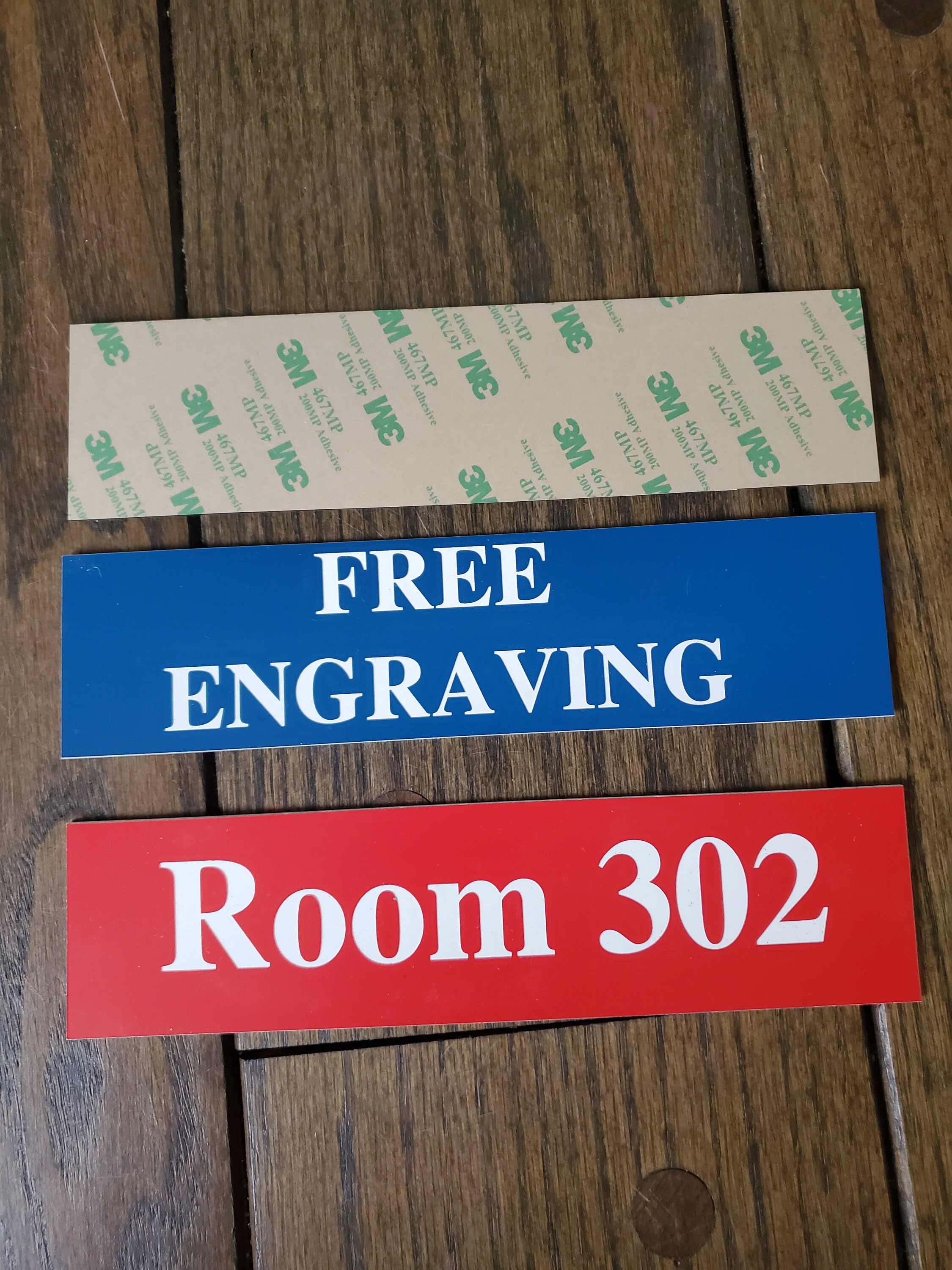 Office Sign, Room Sign, Office Name Plate, Custom Engraved 2x8 Suite ...