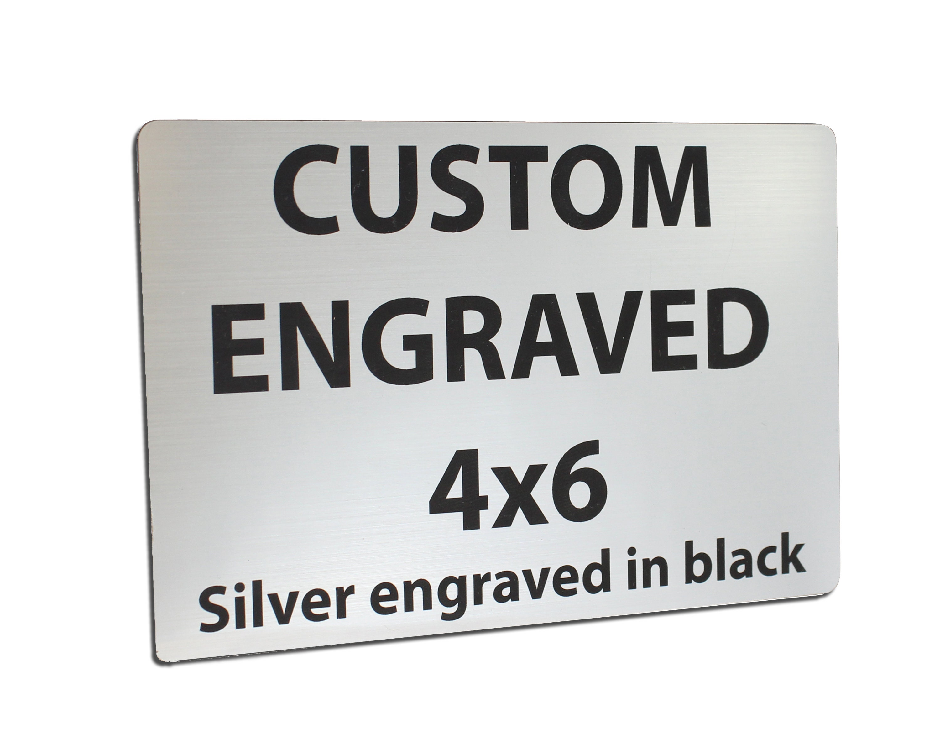 Custom Engraved Plate 4x6 Plates Office Door Name | Etsy