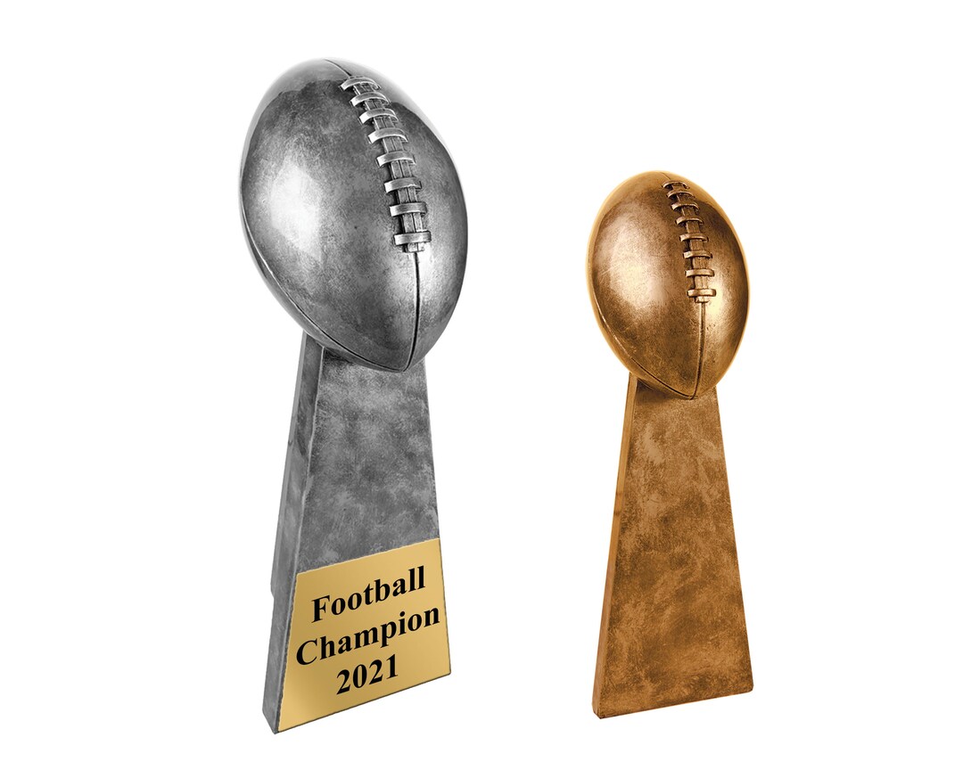 Football Resin Antique Award Football Trophy Resin Customized Sports ...