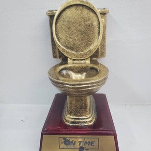 Golden Toilet Resin Award, Last Place Toilet Trophy, Toilet Trophy ...
