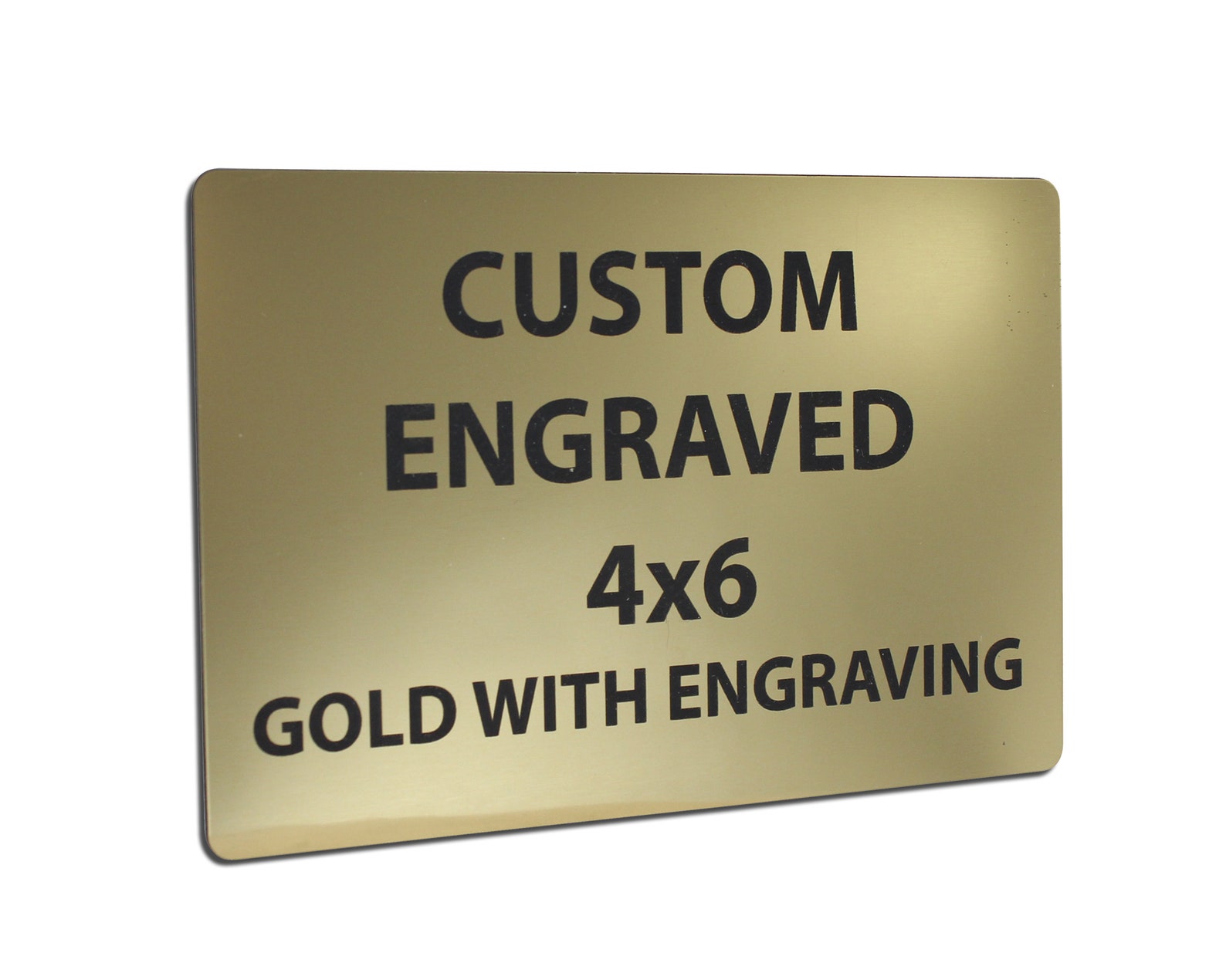 Custom Engraved Plate | 4x6" Plates | Office Door Name Sign | Laser ...