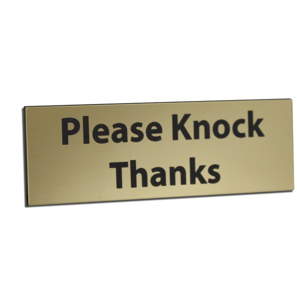 Please Knock Sign - Etsy