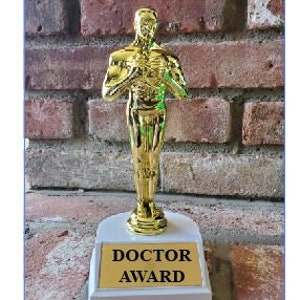 Doctor Trophy Personalized, Award Trophy, Best Healthcare Award, Custom ...