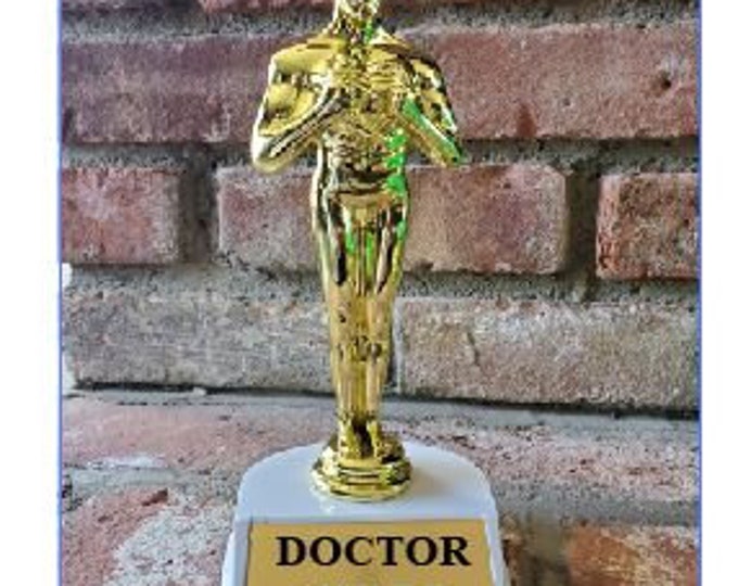 Doctor Trophy Personalized, Award Trophy, Best Healthcare Award, Custom ...