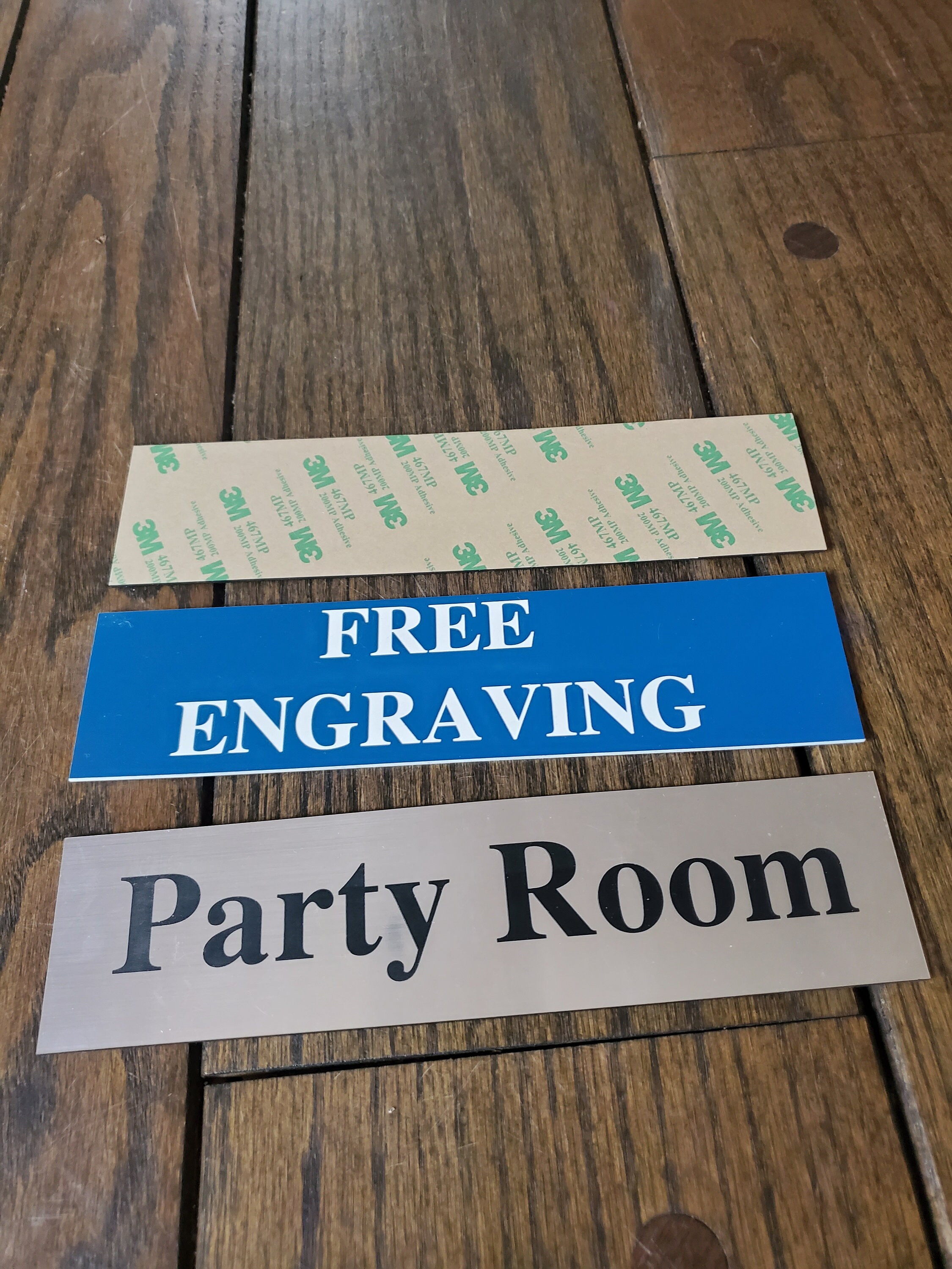 Office Sign, Room Sign, Office Name Plate, Custom Engraved 2x8 Suite ...