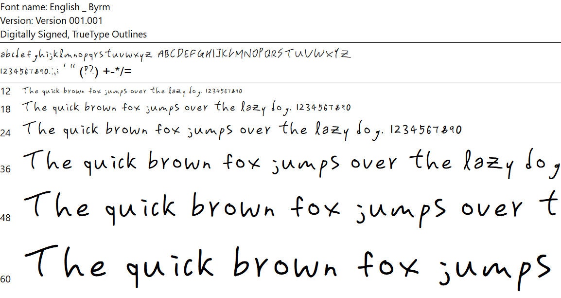 BTS Kim Namjoon RM Handwriting Font Instant Download - Etsy