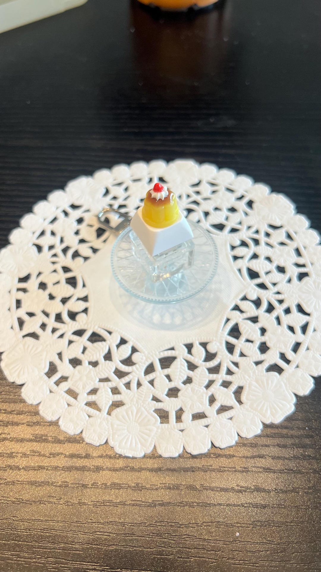 Pudding Artisan Keycap Keychain - Etsy