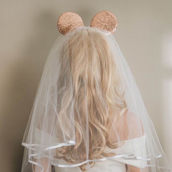 Wedding Mickey Ears - Etsy