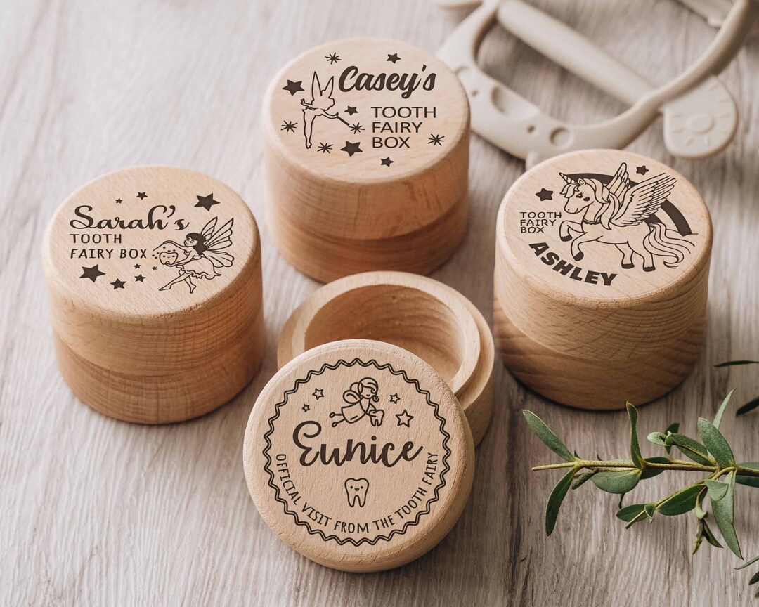 Tooth Fairy Box 1st Birthday Gift Personalized Baby Gift Tooth Fairy ...