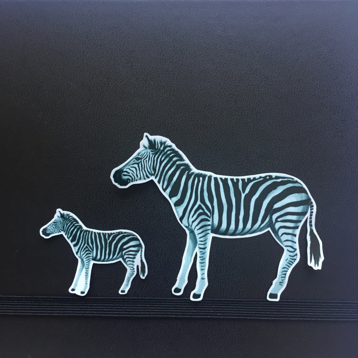 Zebra sticker vinyl sticker mat sticker | Etsy