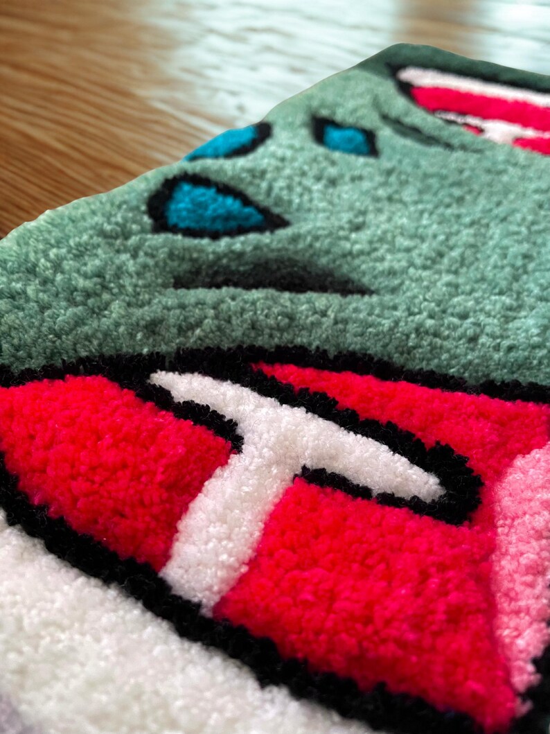 Bulbasaur Computer Keyboard Laptop Wrist Rest Desk Mat | Tufted Rug ...