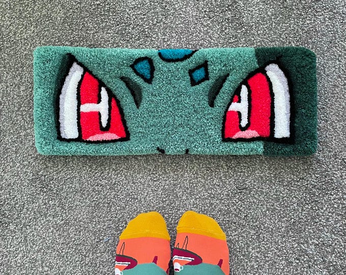 Bulbasaur Computer Keyboard Laptop Wrist Rest Desk Mat | Tufted Rug ...