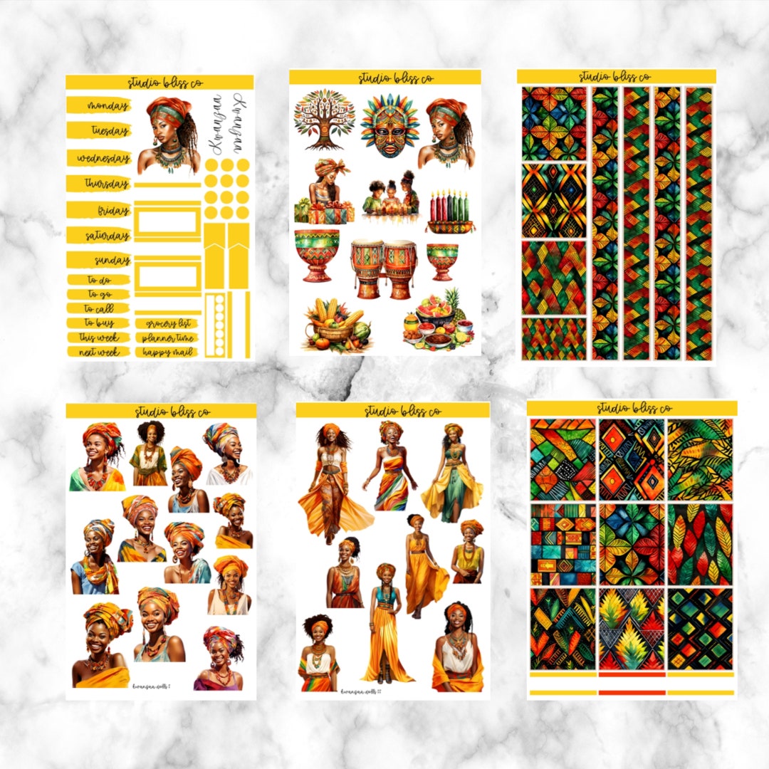 Planner Sticker Kit, Weekly Planner Kit, Functional Stickers ...