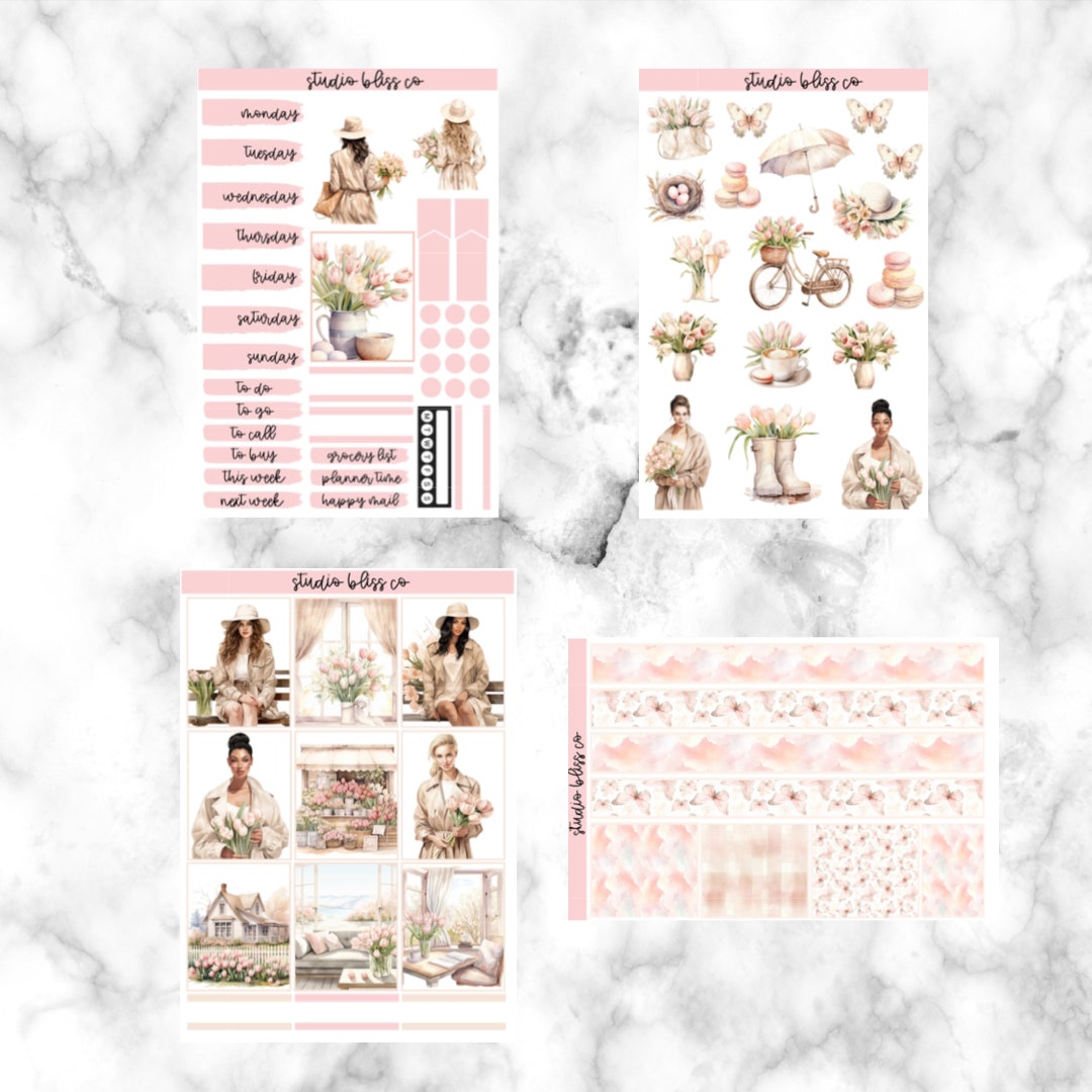 Planner Sticker Kit, Weekly Sticker Kit, Decorative Stickers, Planner ...