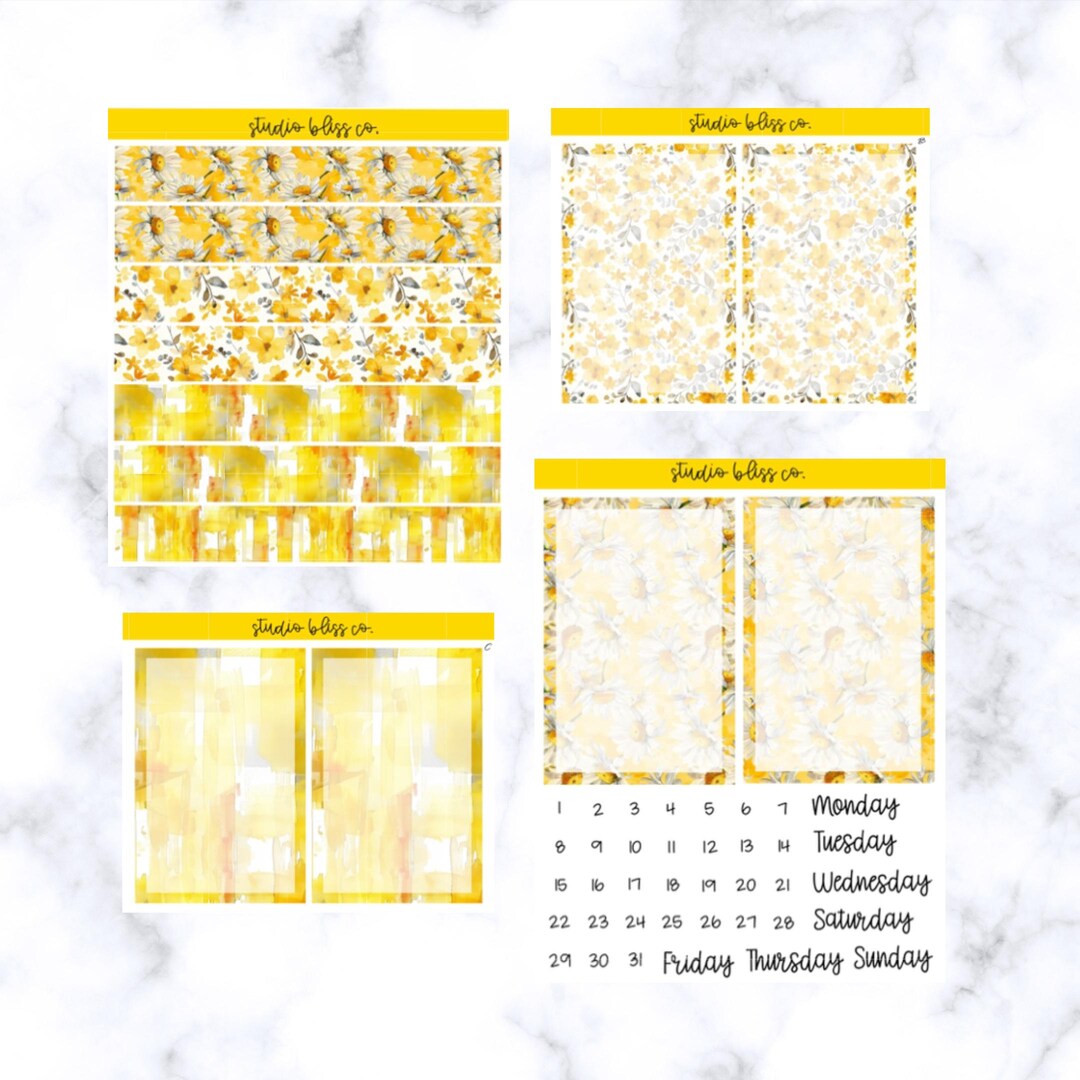 Planner Stickers, A5 Daily Duo Mini Kit, A5 Daily Duo Weekly Kit ...