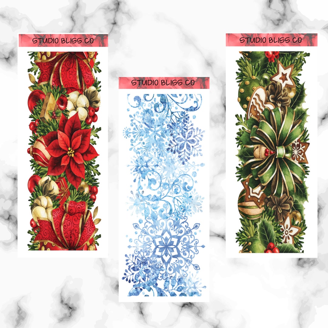 Planner Stickers, Journaling Stickers, Winter & Holiday Decorative ...