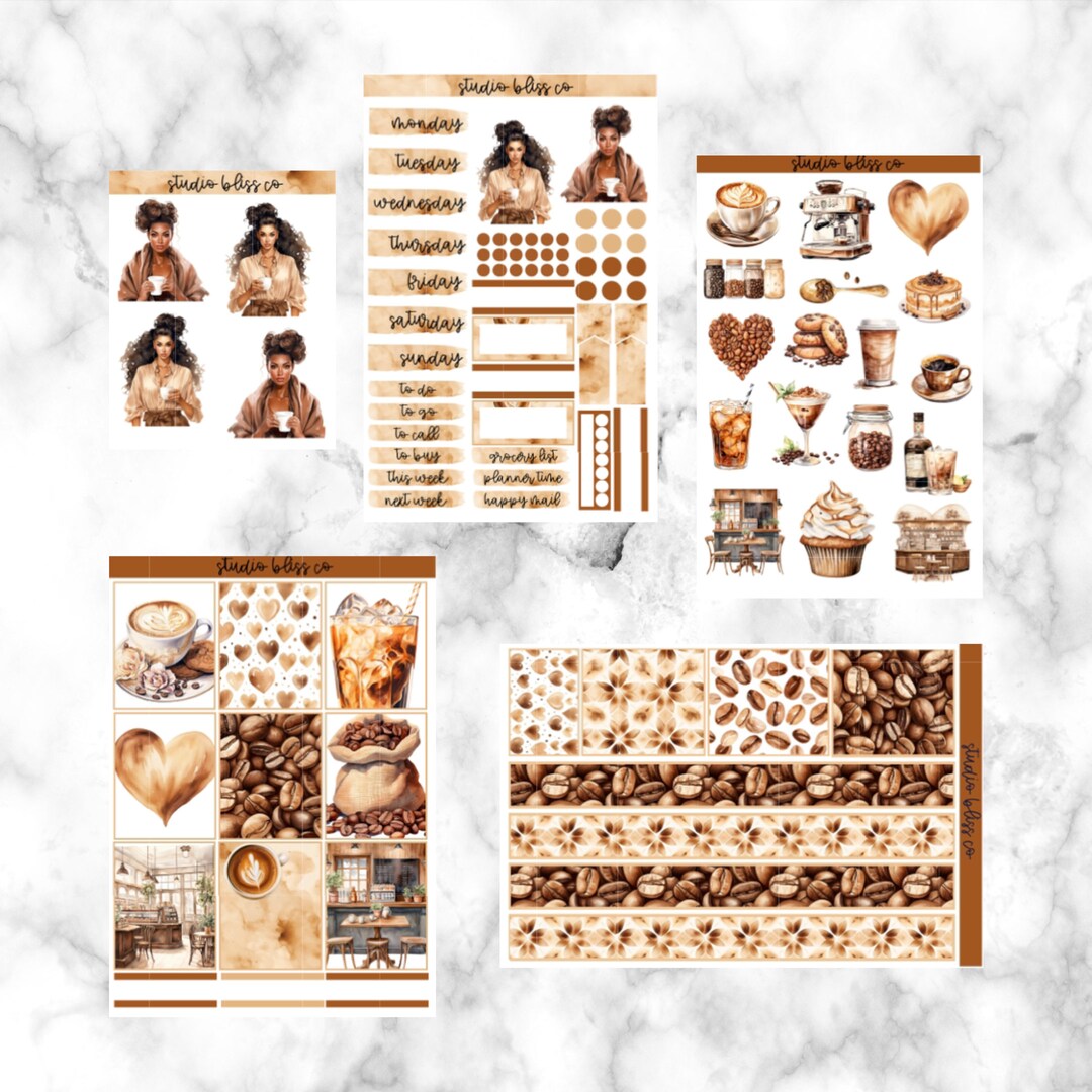 Planner Sticker Kit, Weekly Sticker Kit, Decorative Stickers, Planner ...