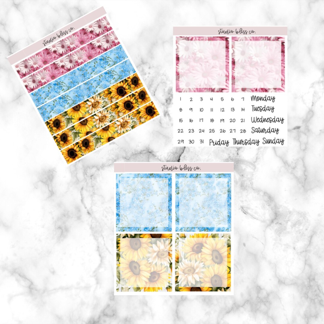 Planner Stickers, A5 Daily Duo Mini Kit, A5 Daily Duo Weekly Kit ...