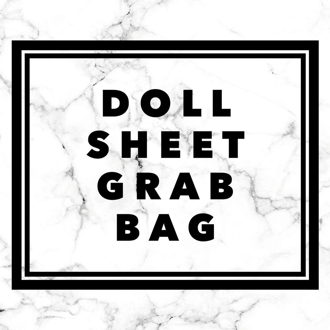 February PGU Collab Doll Sheet Grab Bag Sticker Bundle Mystery Bundle ...