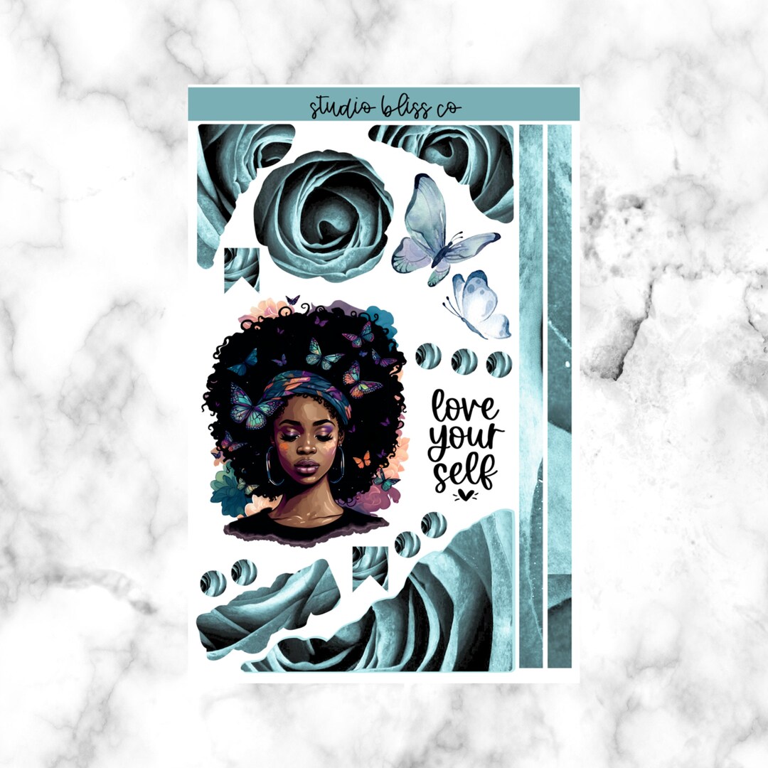 Journaling Kit, Journaling Stickers, Planner Stickers, Love Yourself ...