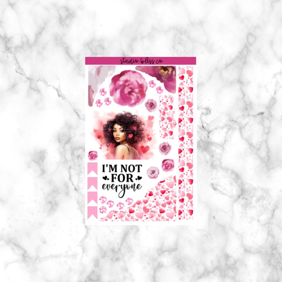 Journaling Kit, Journaling Stickers, Planner Stickers, Hearts on Fire ...