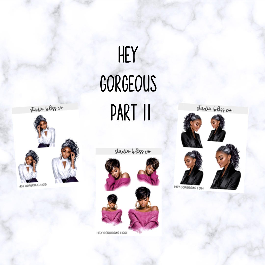 Planner Stickers | Dolls | Hey Gorgeous Part II Doll Collection ...