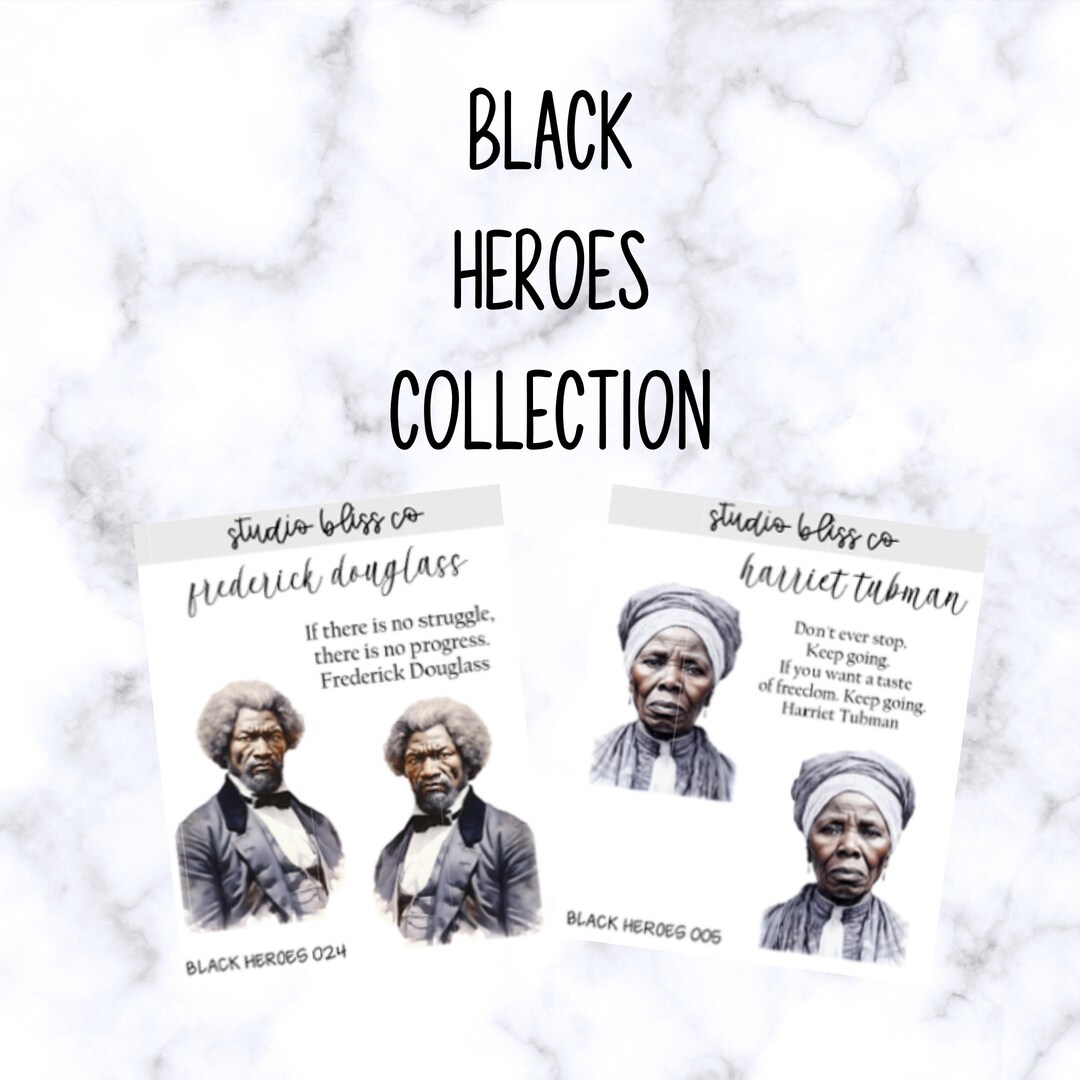 Planner Stickers | Black History Heroes| Choose Your Sheet | Bundle ...