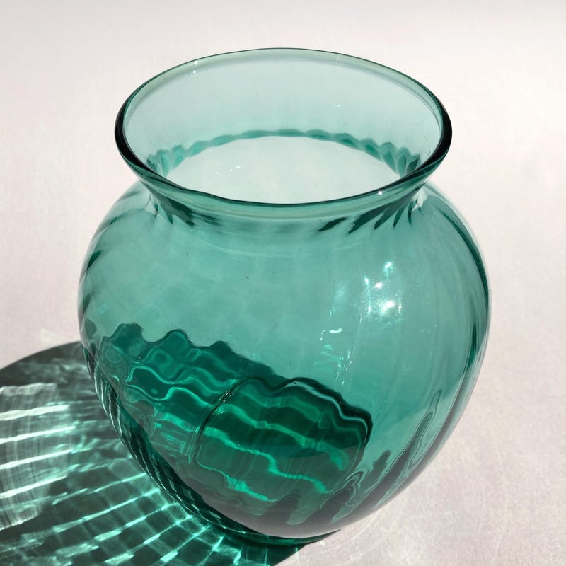 Swirl Vase - Etsy
