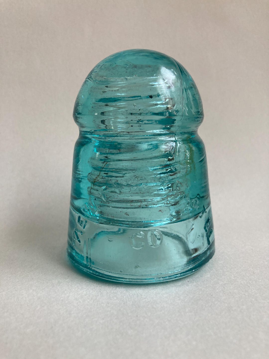 Light Aqua CD 104 New England Telephone & Telegraph Co. Glass Insulator ...