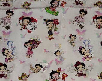 Betty Boop Fabric | Etsy
