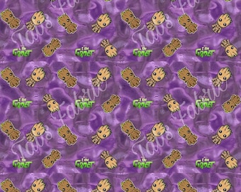 Groot Rocket Fabric | Etsy