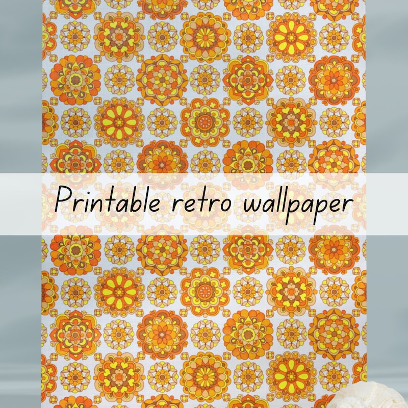 Mini Retro Wallpaper - Etsy
