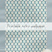 Retro Blue Flower Dollhouse Wallpaper 1-6 & 1-12 and 1-18 Scale ...