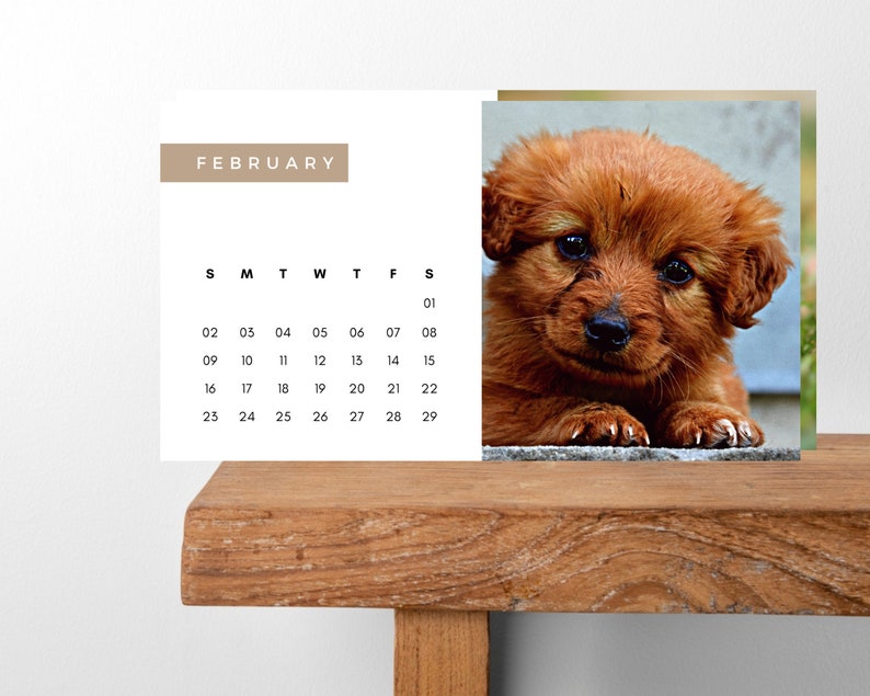 Mini Puppy Calendar Dollhouse Printable Download 1:6 Scale - Etsy